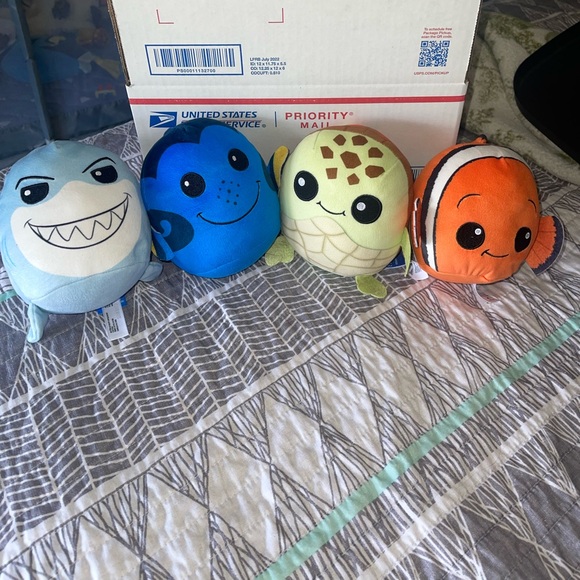 Disney | Toys | Finding Nemo 4 Plush Toys 5 Inch Plush Dolls | Poshmark